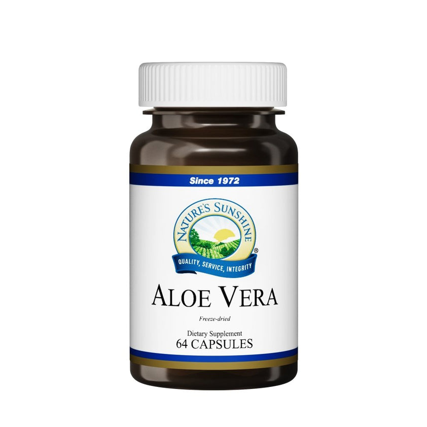 Nature's Sunshine Aloe Vera-Freeze Dried (64 caps) – Nature's Best ...