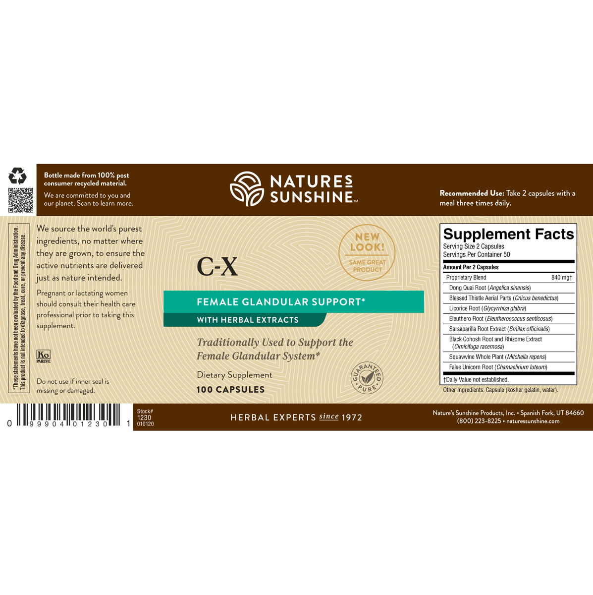 Nature's Sunshine C-X (100 caps) – Nature's Best Health Store