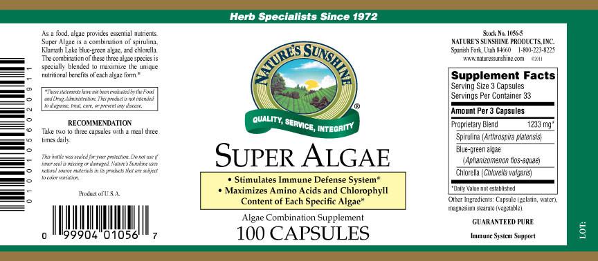 Super Algae (100 caps) – Nature's Best Health Store